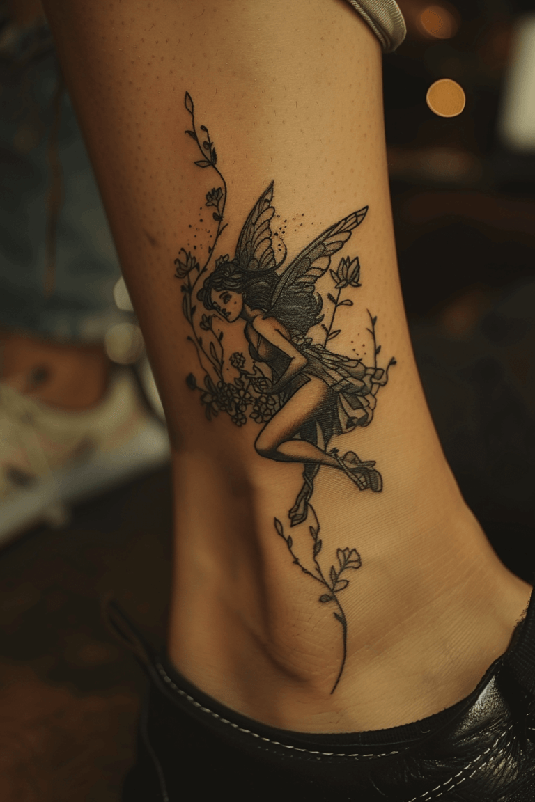 18+ Stunning Fairy Tattoo Ideas