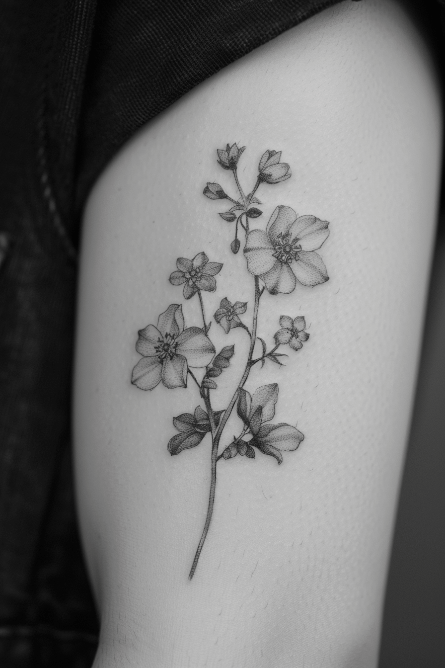 26+ Charming Forget-Me-Not Flower Tattoo Designs You’ll Adore