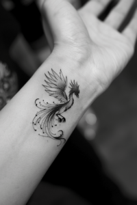 21+ Fabulous Phoenix Tattoo Ideas for Women