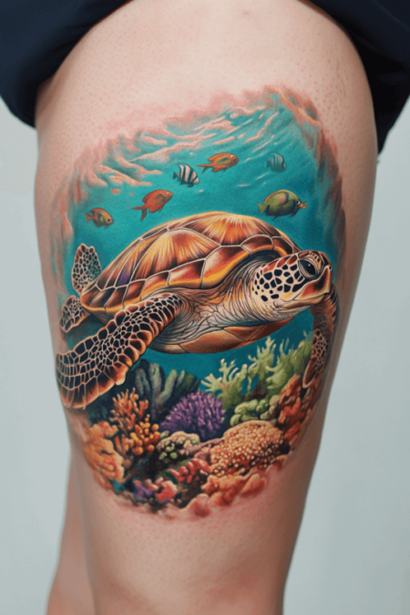 23+ Stunning Sea Turtle Tattoo Ideas You'll Love