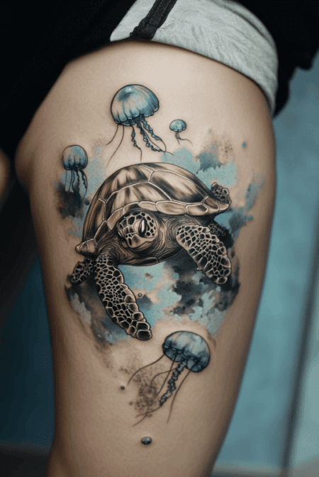 23+ Stunning Sea Turtle Tattoo Ideas You'll Love