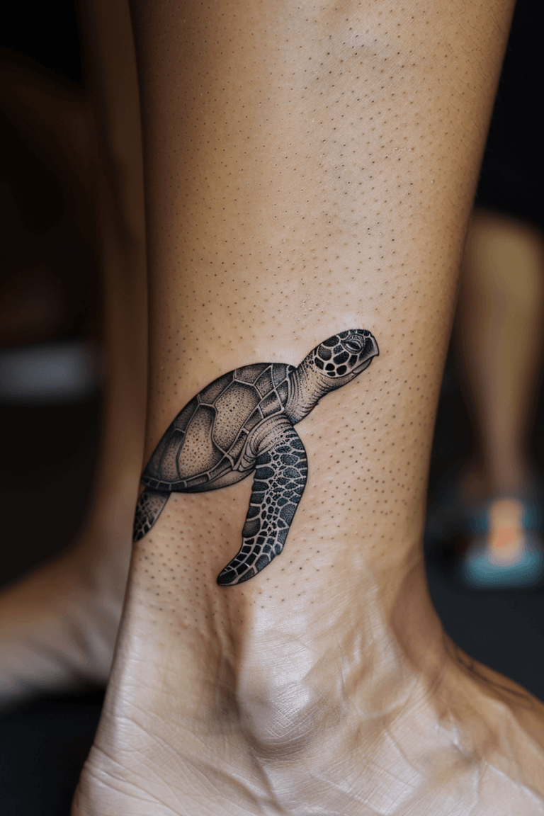 23+ Stunning Sea Turtle Tattoo Ideas You'll Love