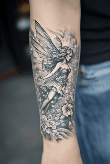 18+ Stunning Fairy Tattoo Ideas