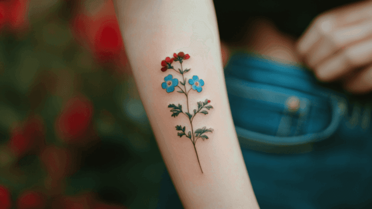 26+ Charming Forget-Me-Not Flower Tattoo Designs You’ll Adore