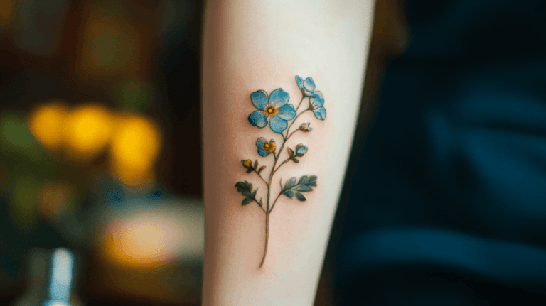 26+ Charming Forget-Me-Not Flower Tattoo Designs You’ll Adore