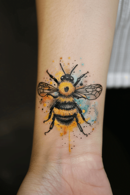 25+ Beautiful Realistic Honey Bee Tattoo Ideas for Inspiration