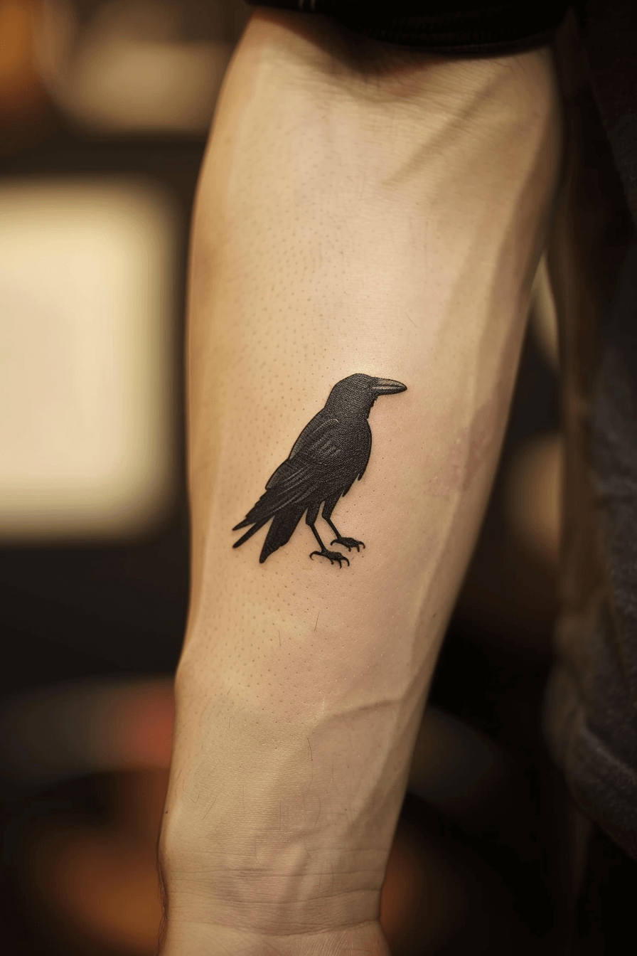 Intriguing Raven Tattoo Ideas with Deep Meanings