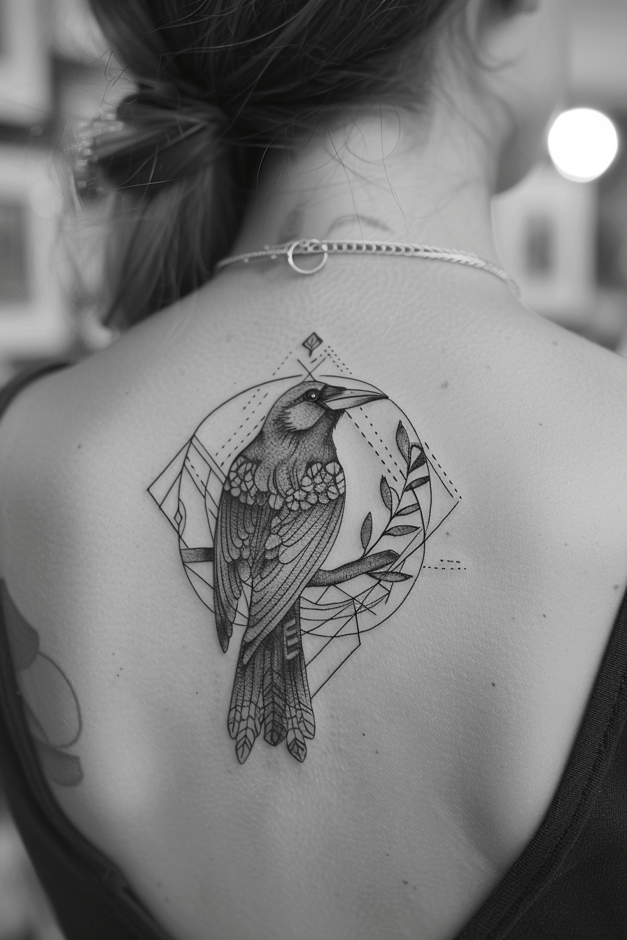 Intriguing Raven Tattoo Ideas with Deep Meanings