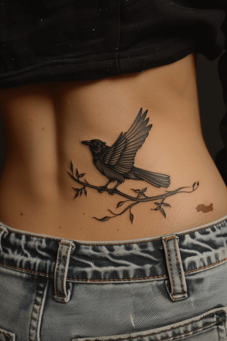 Intriguing Raven Tattoo Ideas with Deep Meanings
