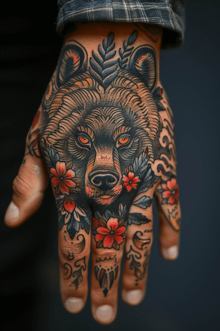Fierce Bear Tattoo Ideas With Strong Symbolism
