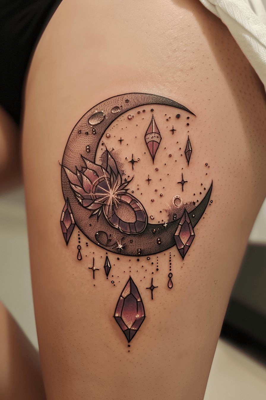 Inspiring Birthstone Tattoo Ideas with Deep Significance