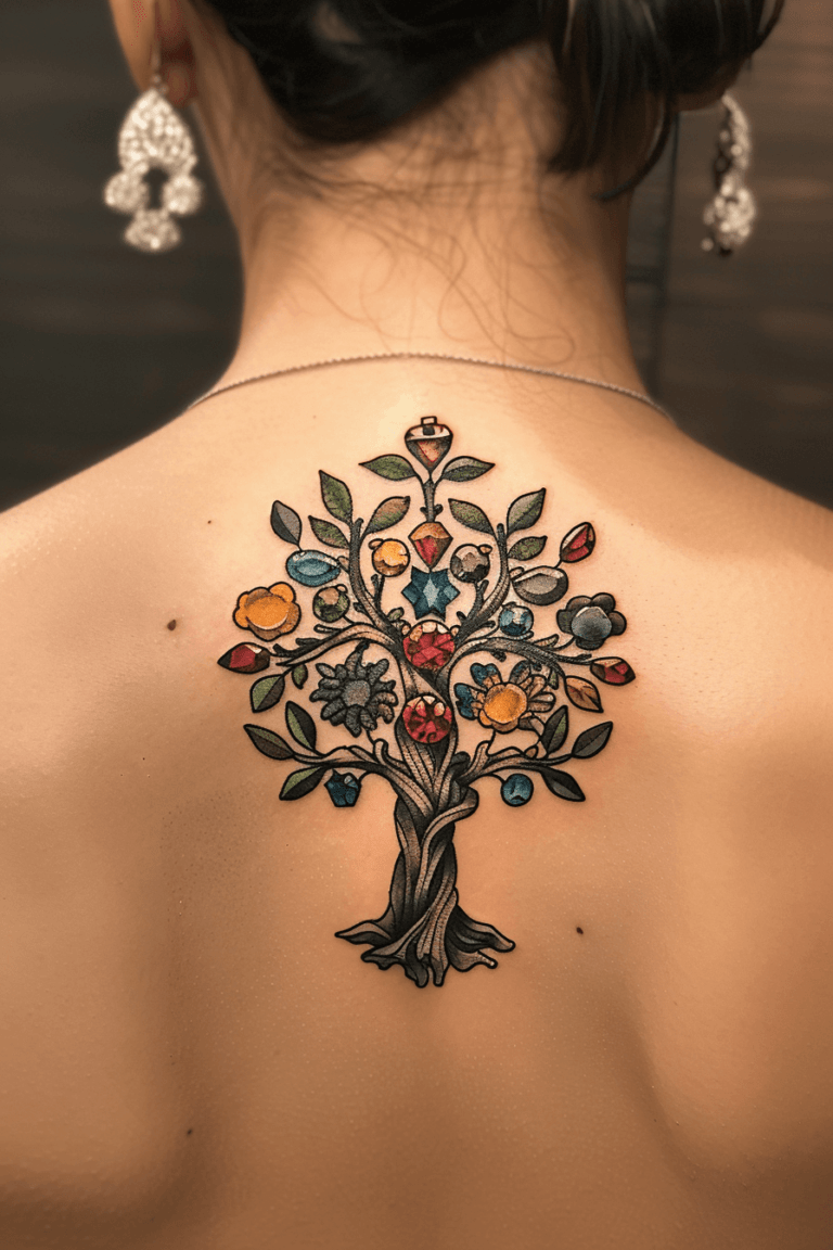 Inspiring Birthstone Tattoo Ideas with Deep Significance