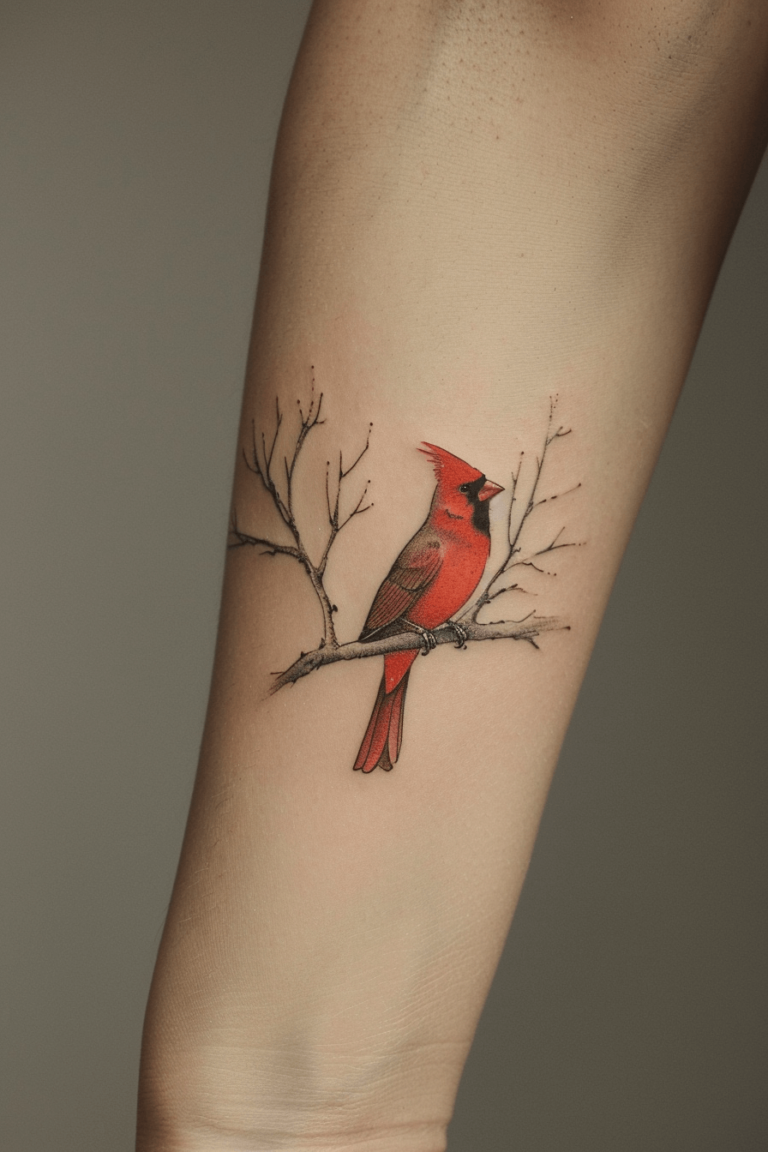 Beautiful Cardinal Tattoo Ideas with Symbolism