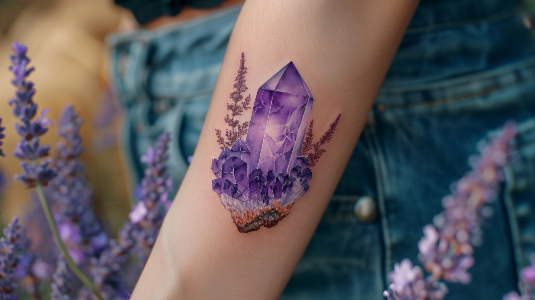 23 Stunning Crystal Tattoo Ideas