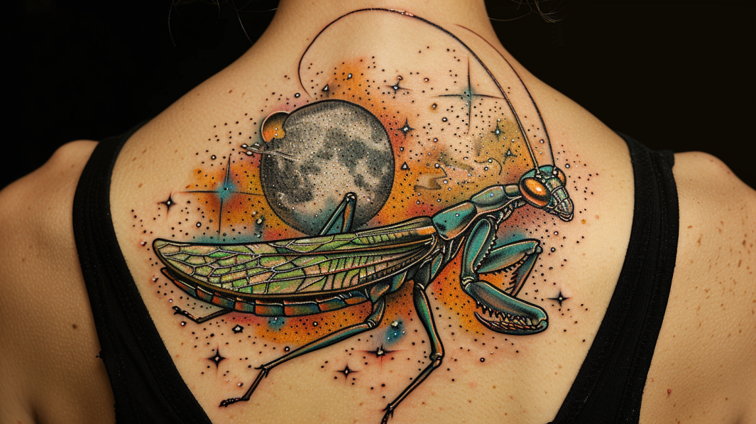 20+ Unique Praying Mantis Tattoo Ideas