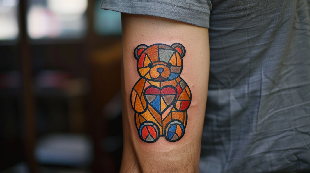 32+ Stunning Stained Glass Tattoo Ideas