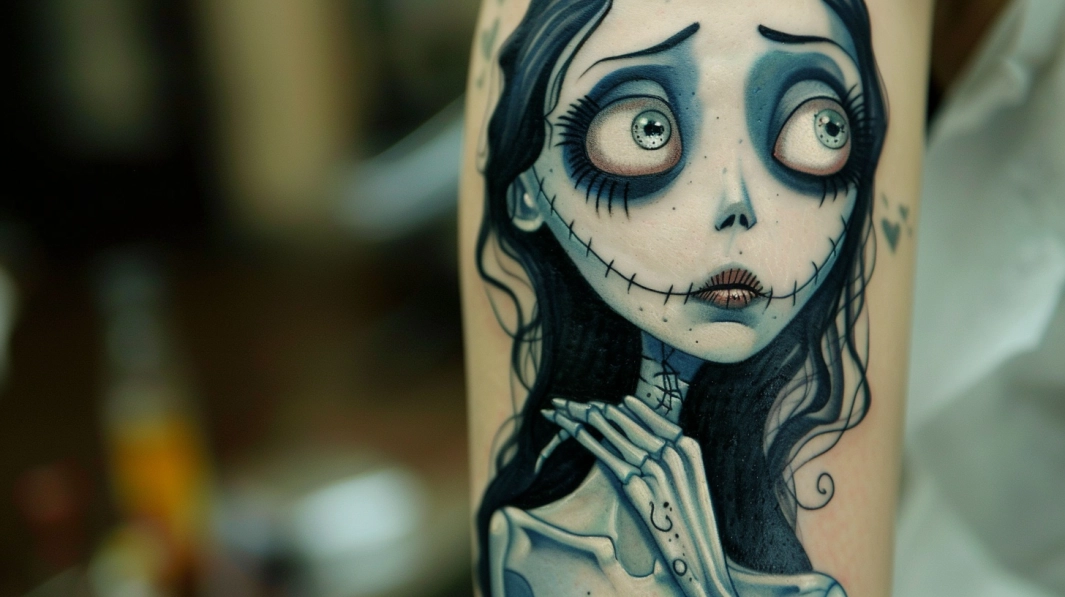 15+ Stunning Corpse Bride Tattoos