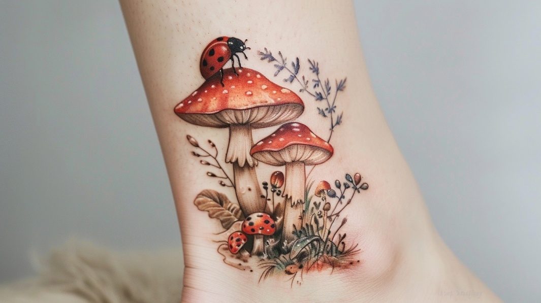 22+ Unique Mushroom Tattoo Ideas