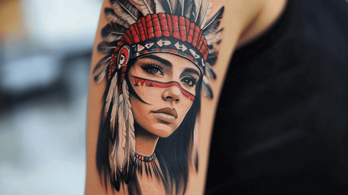 33+ Stunning Native American Tattoos For Women