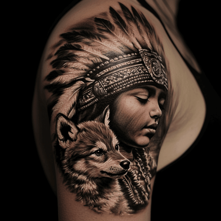 33+ Stunning Native American Tattoos For Women