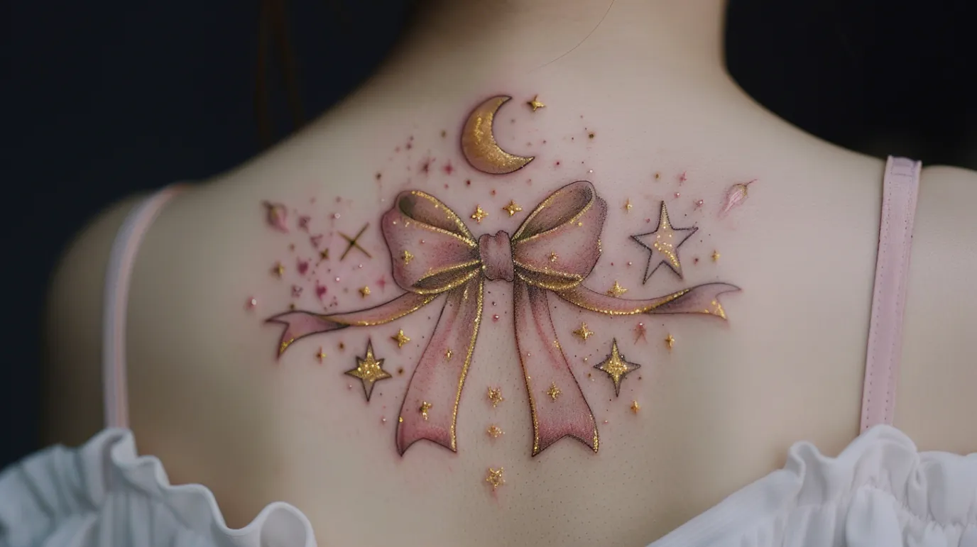 25+ Charming Bow Tattoo Designs for a Feminine Touch