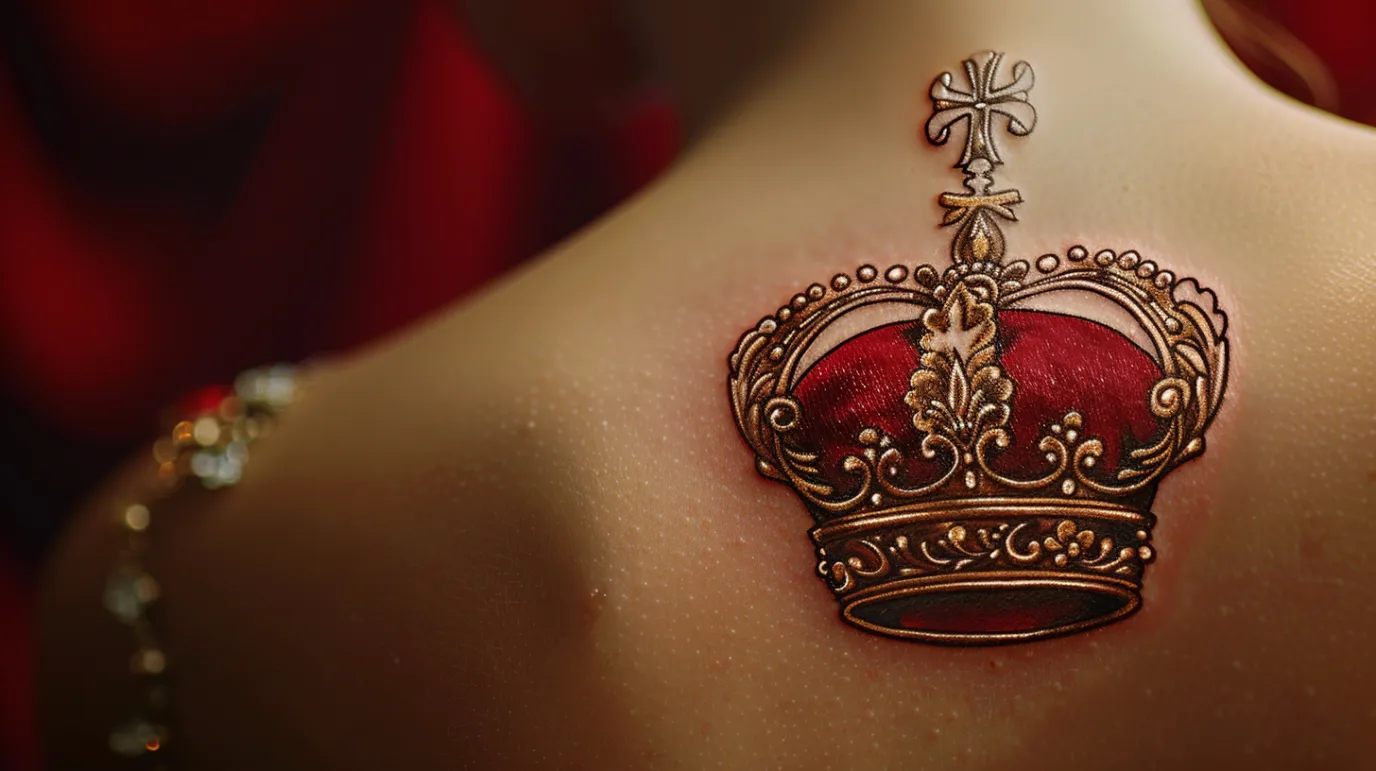 25+ Unique Crown Tattoo Ideas for a Royal Aesthetic
