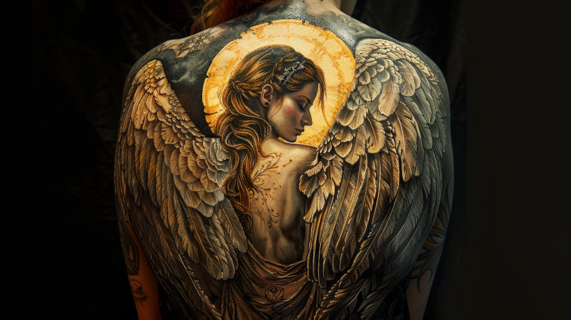 23+ Powerful Guardian Angel Tattoos Symbolizing Strength and Guidance