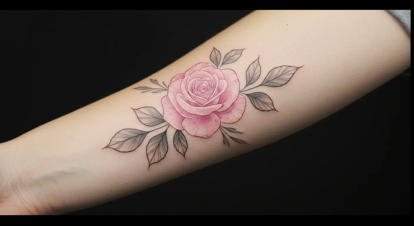 25+ Chic Fine Line Rose Tattoo Design Ideas That Feel Soft and Romantic