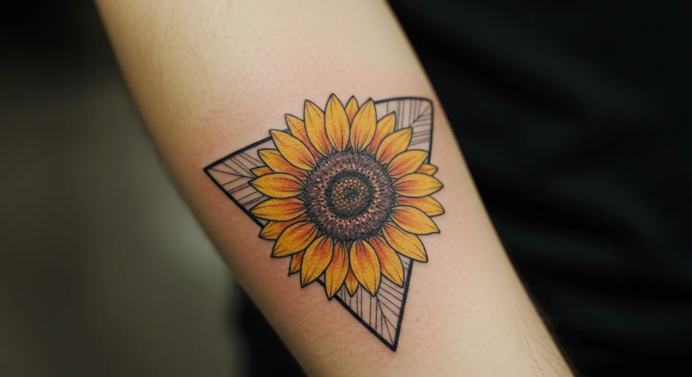 25+ Captivating Fine Line Sunflower Tattoos to Elevate Your Style