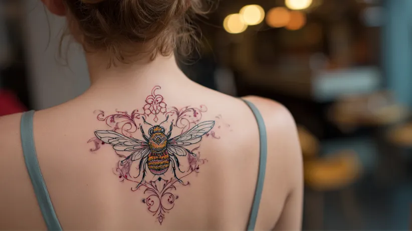 21 Delicate Fine Line Bee Tattoo Ideas for a Subtle Buzz
