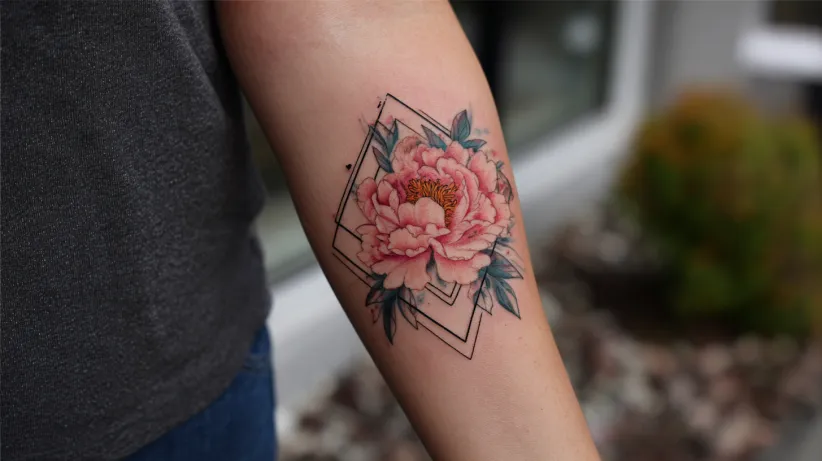 23 Elegant Fine Line Peony Tattoo Ideas for a Feminine Touch